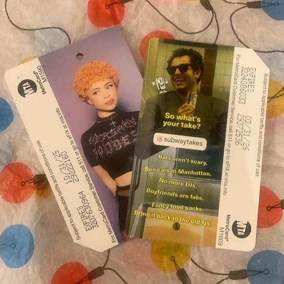 Other | Ice Spice Metrocard Limited Edition Nyc With Bonus | Poshmark